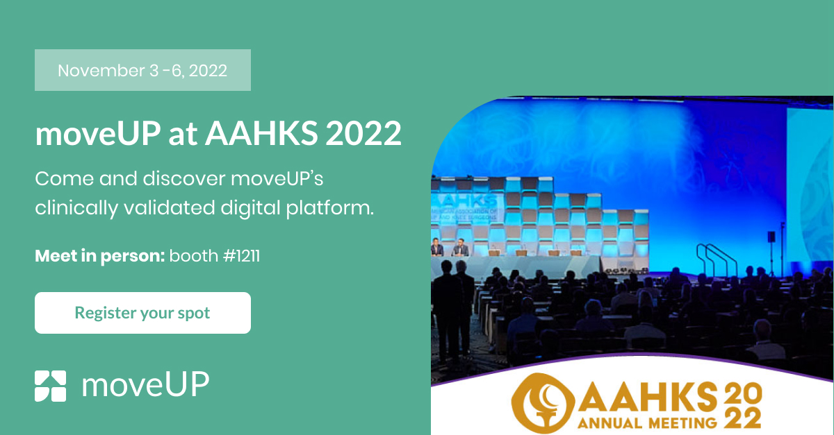 AAHKS 2022 | moveUP - digital therapies